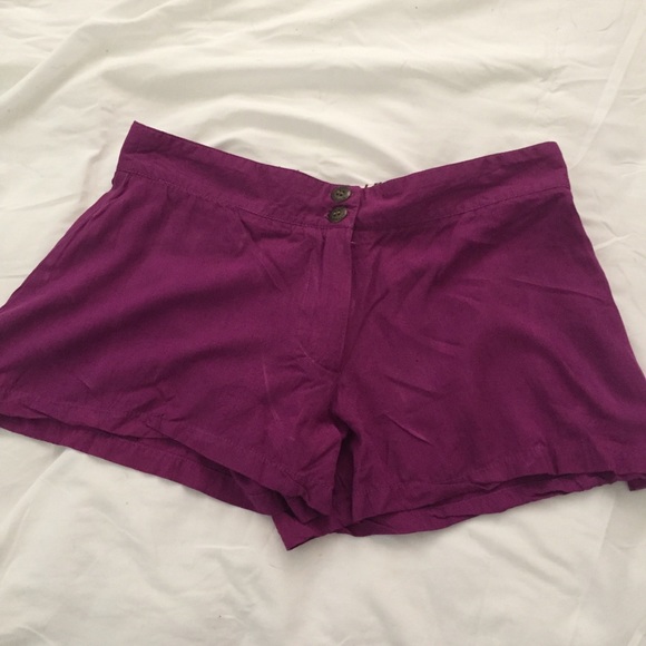 Free People | Shorts | Magenta Shorts | Poshmark